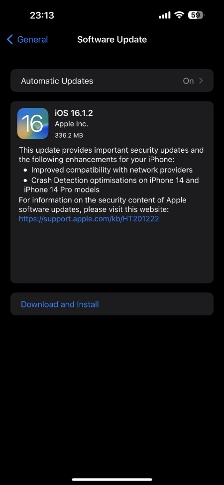 iOS 16.1.2, Download Now - FRP GODS